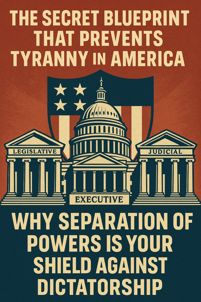 Secret Blueprint That Prevents Tyranny in America-Why Separation of ...